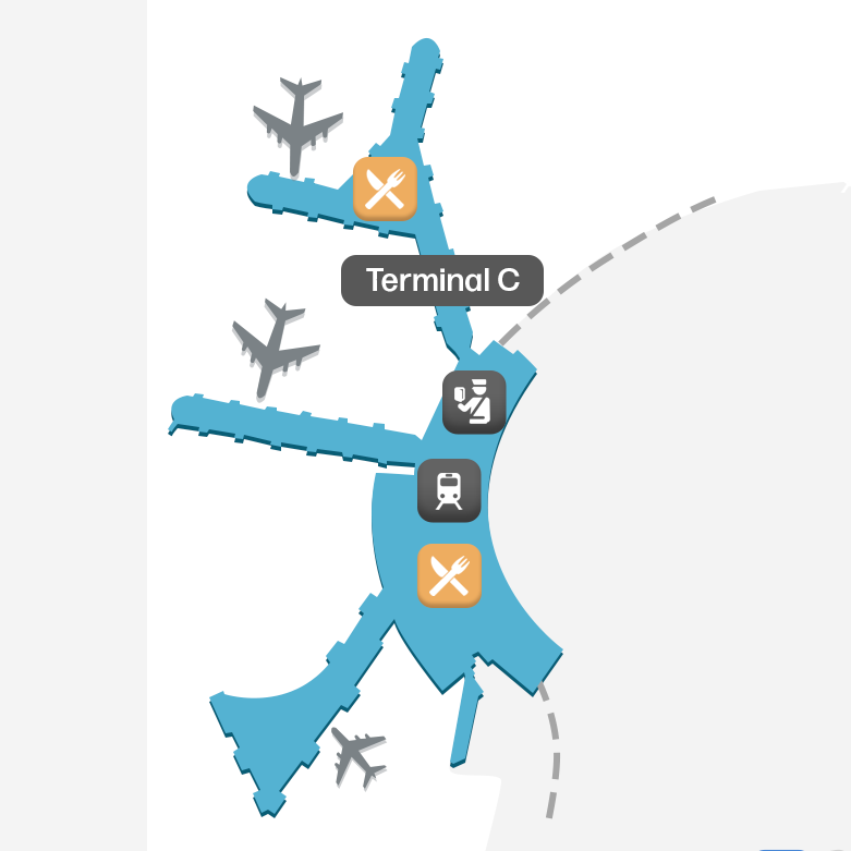 EWR Airport Map Newark Liberty International Airport Terminal Maps